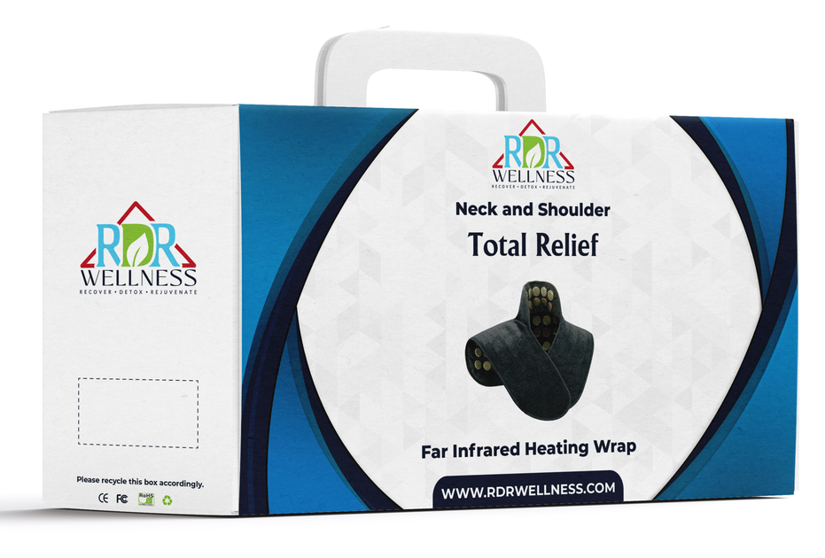 Total Relief Neck and Shoulder Far Infrared Heating Wrap | RDR Wellness